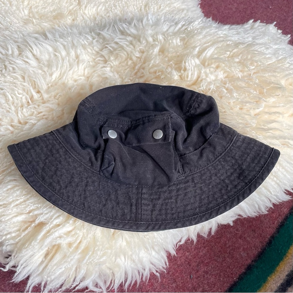Y2k Vintage Canvas Gap Bucket Hat With Cargo Pocket B… - Gem